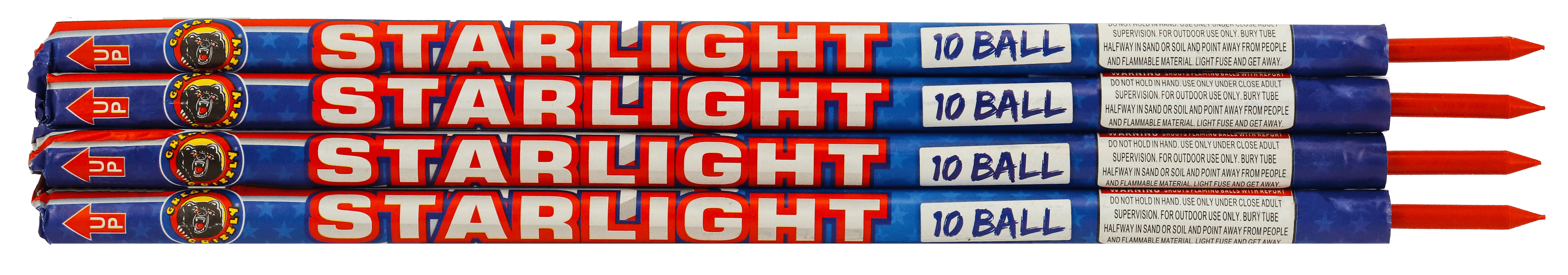 Chillicothe Fireworks | Products | Starlight 10 Ball Candle